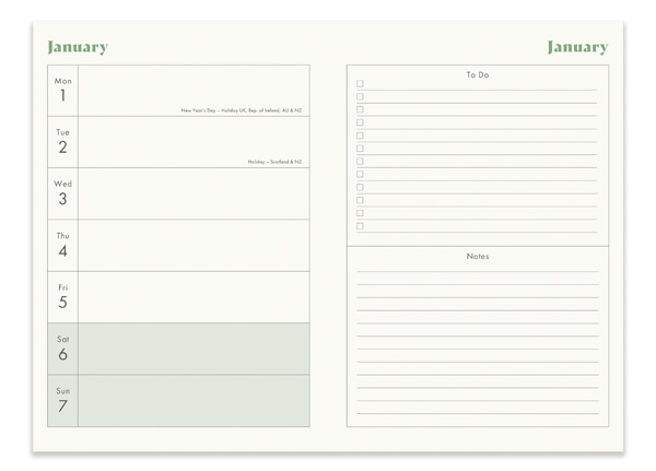 A5 Flexi Diaries – Portico Designs