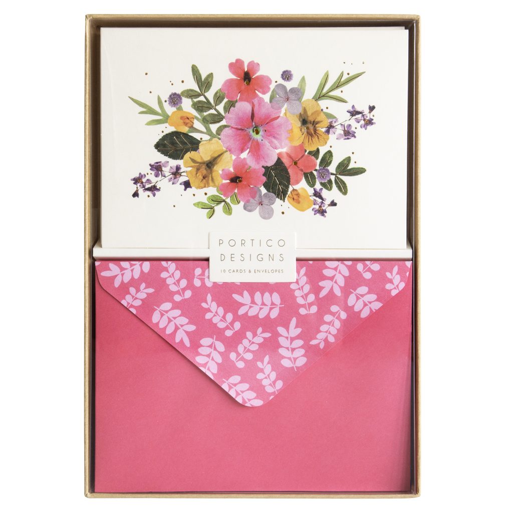 GTNC2014 Pressed Petals Boxed Notecards – Portico Designs